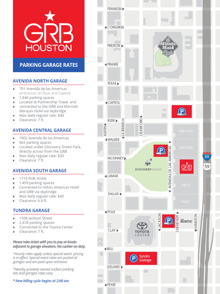 GRB Parking Map and Rates 2024 2025 | PDF | Transport | Parking