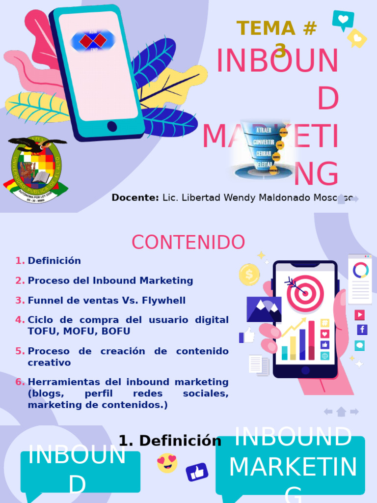 TEMA 3. Inbound Marketing UPEA | PDF | Marketing | Posicionamiento en ...