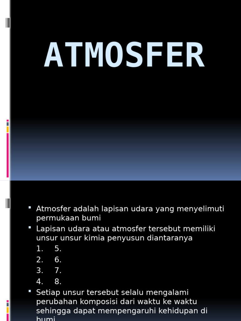 Atmosfer PPT | PDF