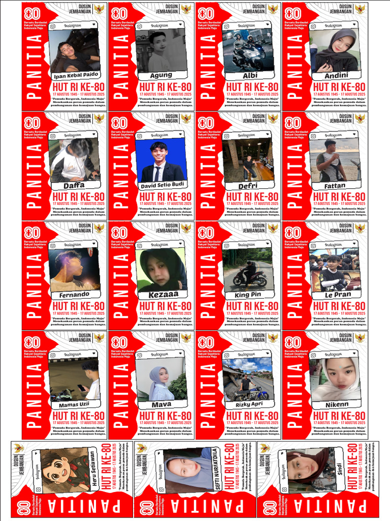 Id Card 17 Agustu 2025 | PDF