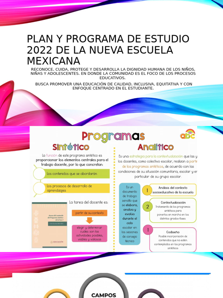 Plan y Programa de Estudio 2022 | PDF