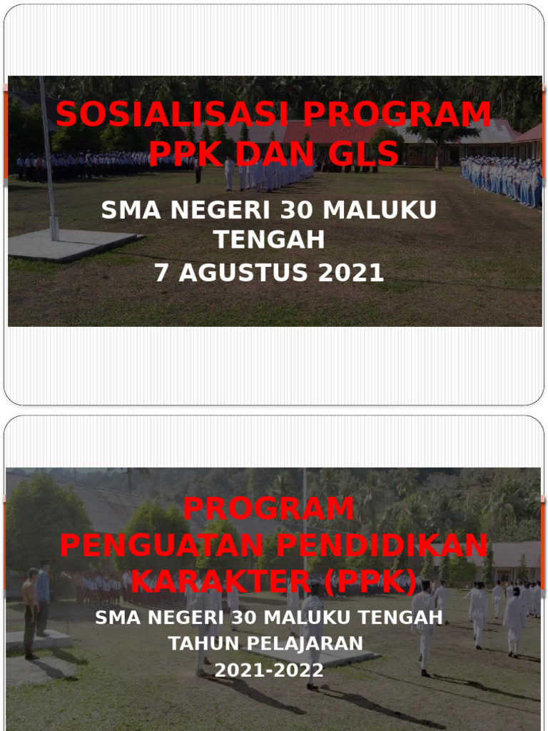 Program Penguatan Pendidikan Karakter (Ppk) | PDF