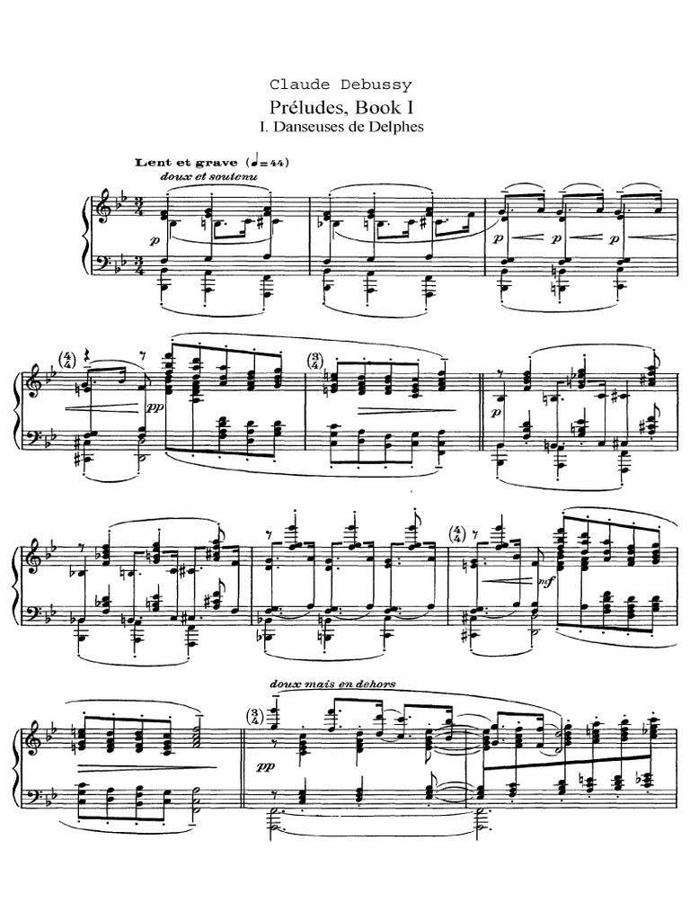 Preludio 1 - Debussy | PDF