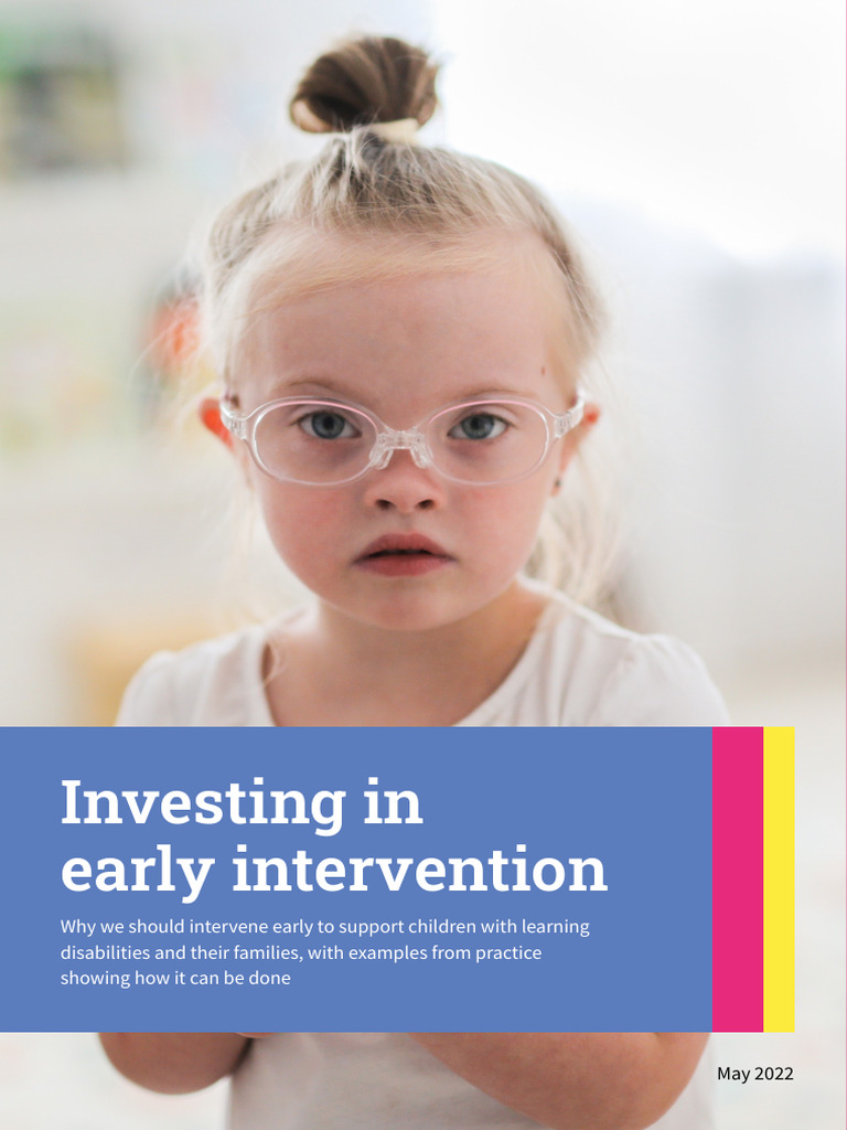 EARLY INTERVENTION REPORT A4 FINAL | PDF | Learning Disability | Disability