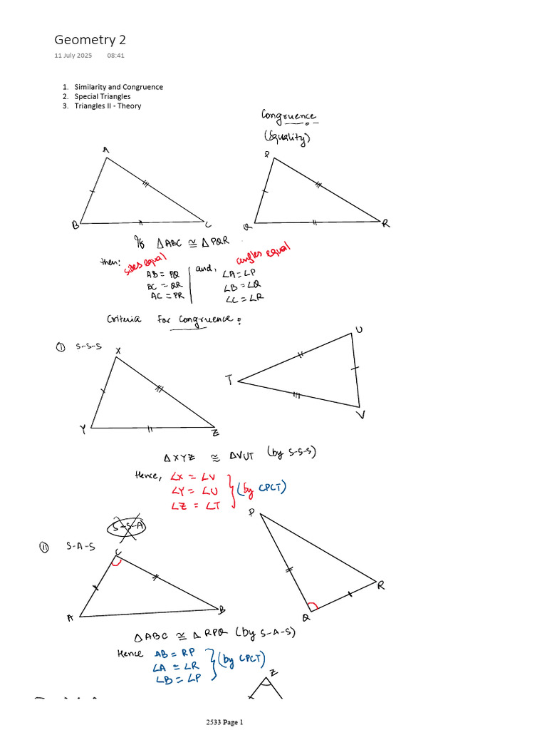 Geometry 2 | PDF