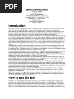 Ishihara 38 Plate Test Answers | PDF | Wellness