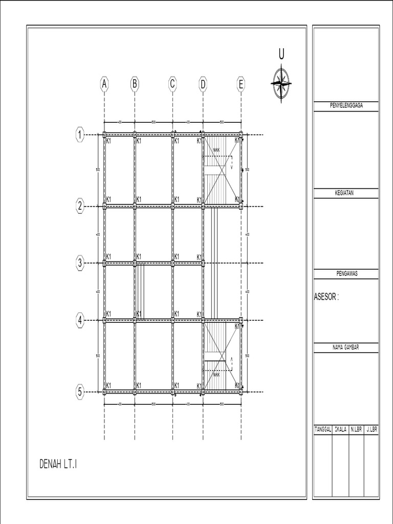 Denah Kolom | PDF