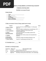 FRAT Falls Risk Assessment Tool | PDF | Risk Assessment | Risk