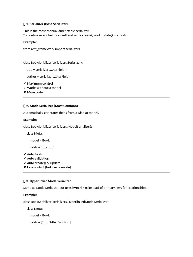 Serialize Rs | PDF