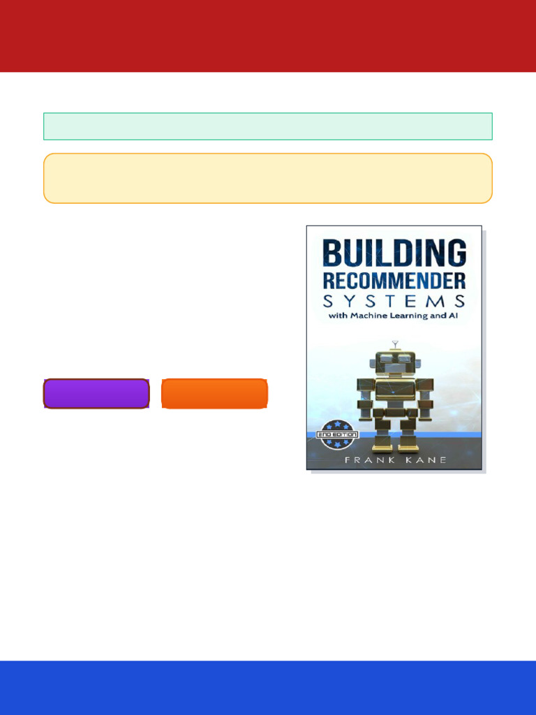 Building Recommender Systems with Machine Learning and AI: Help people ...