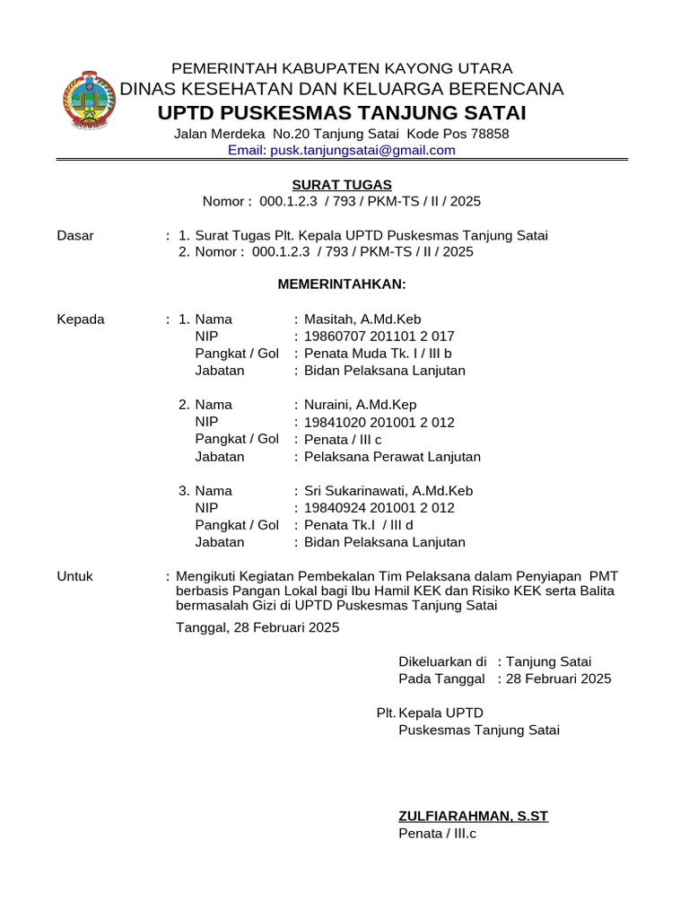 Spt Nakes Desa | PDF