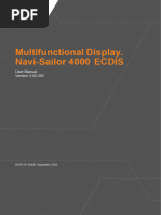 Navi-Sailor 4000 ECDIS Overview | PDF | Navigation