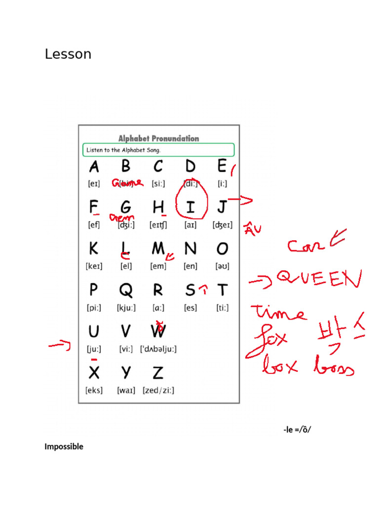 Lesson Demo - Alphabet and Numbers | PDF