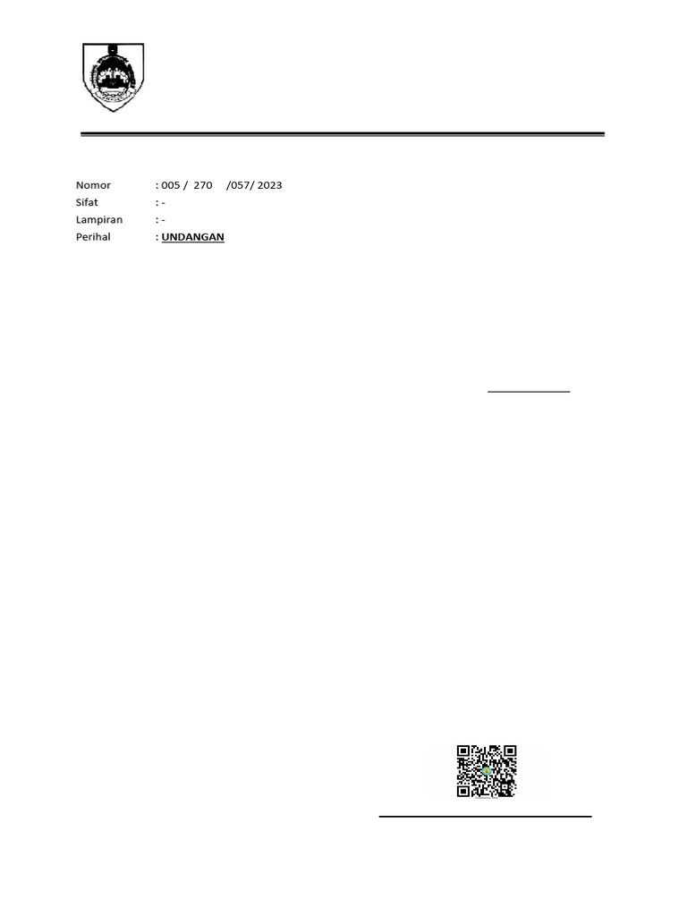 UNDANGAN SENAM | PDF