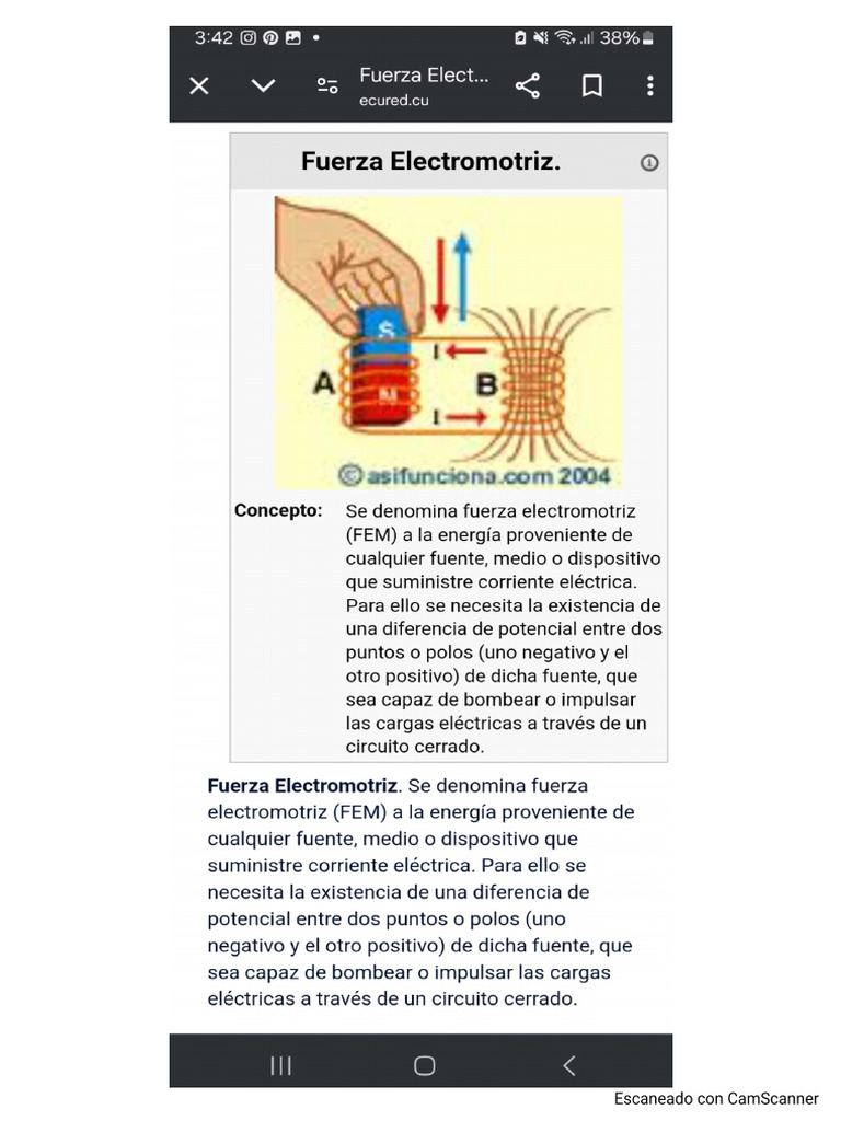 Fuerza Electromotriz Pdf