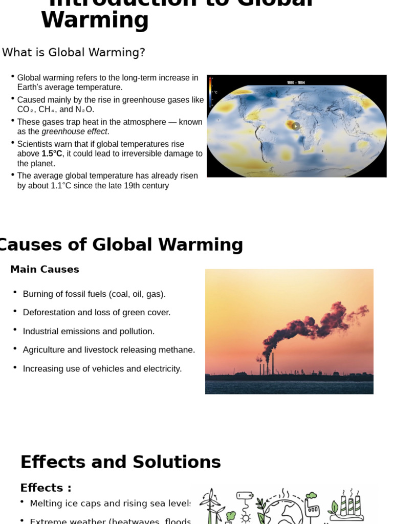 Understanding Global Warming Causes and Effects | PDF