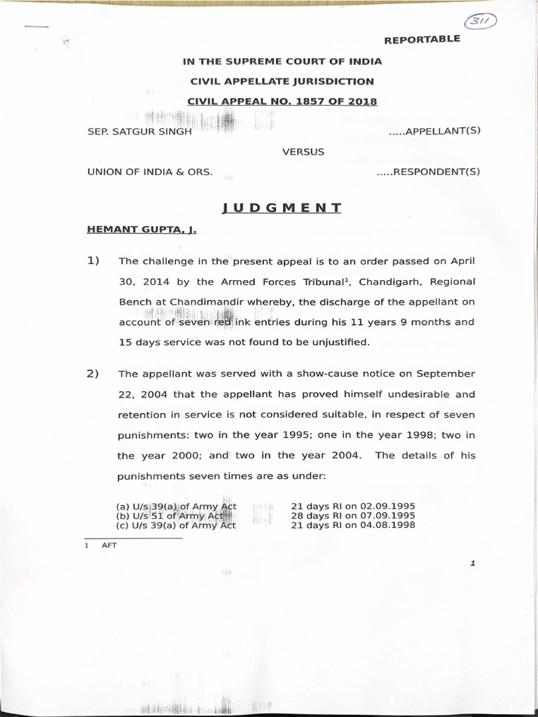 Order Judgement Format | PDF
