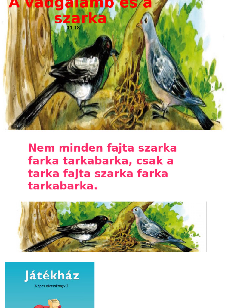 A Vadgalamb És A Szarka | PDF