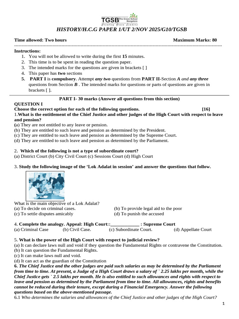 UT2 HISTORY GRADE 10 2025 | PDF | High Court Of Australia | World War II