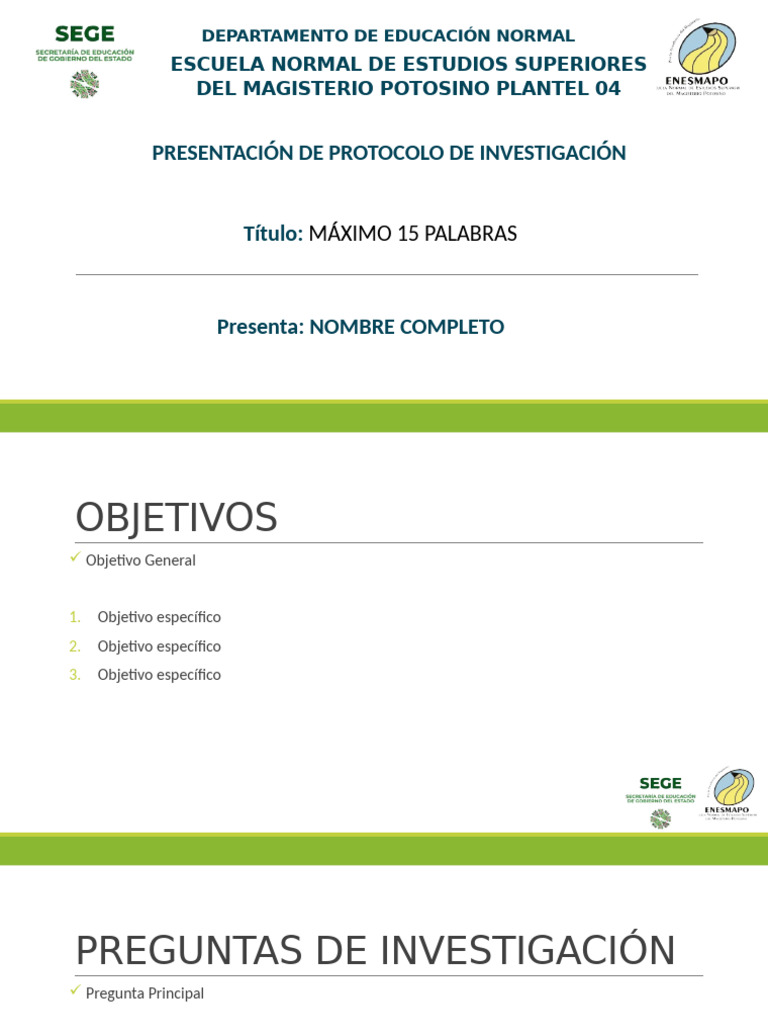 Protocolo de Investigación Educativa 2023 | PDF | Hipótesis | Método ...