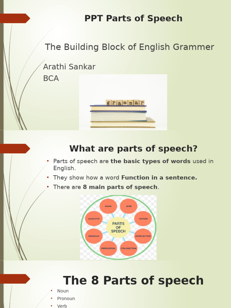 Parts of Speech [Autosaved] | PDF