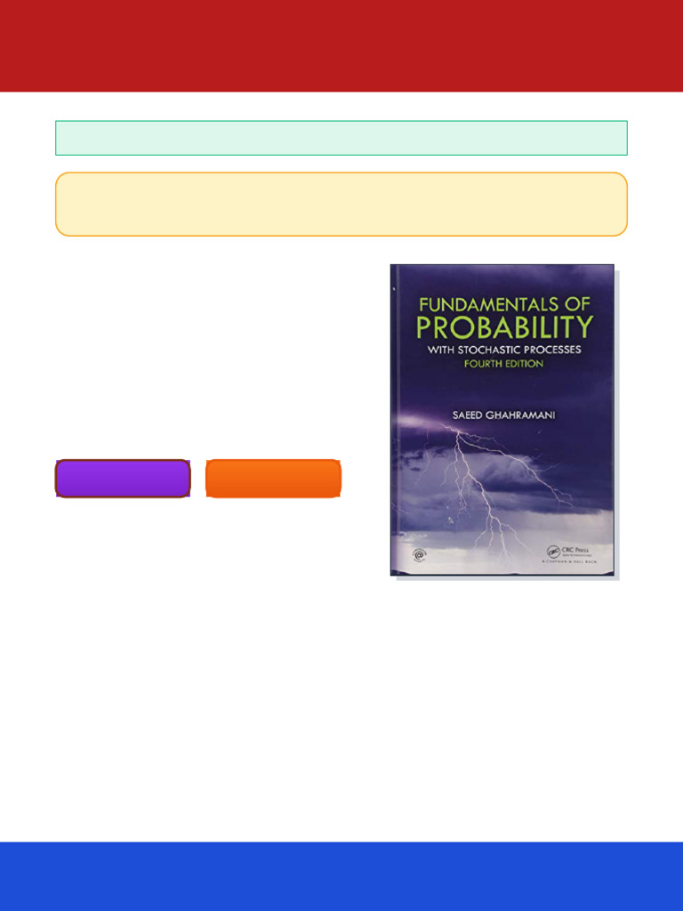 Fundamentals of Probability With Stochastic Processes Solution Manual ...