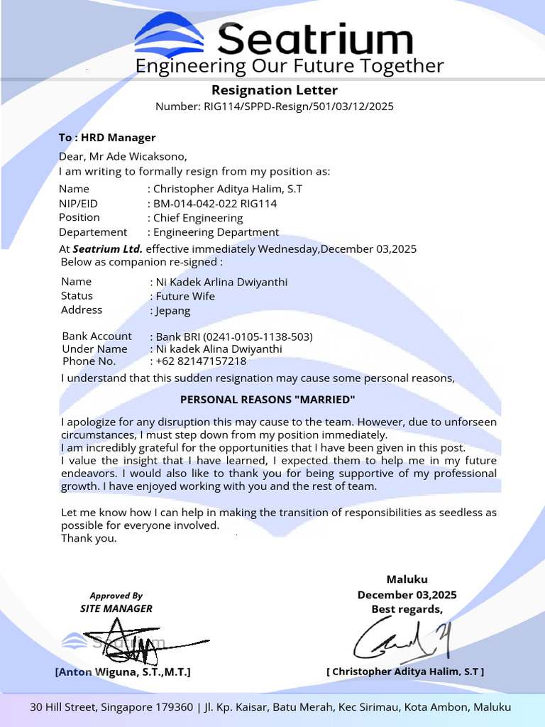Christopher Aditya Halim, S.T, Resignation Latter 20251203 131905 0000 ...