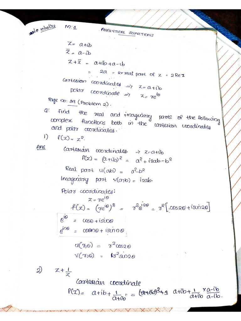 Complex Analysis 6 TH Sem | PDF
