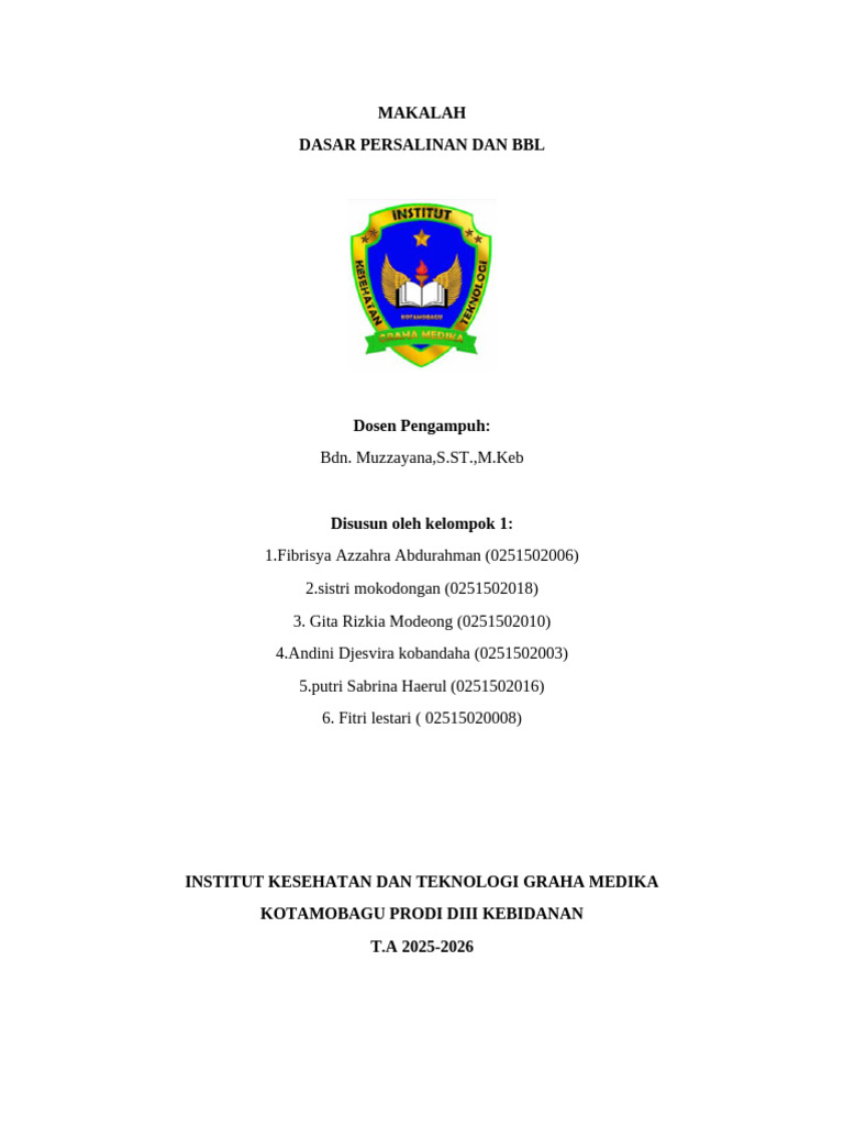 Dasar Persalinan dan Bayi Baru Lahir | PDF