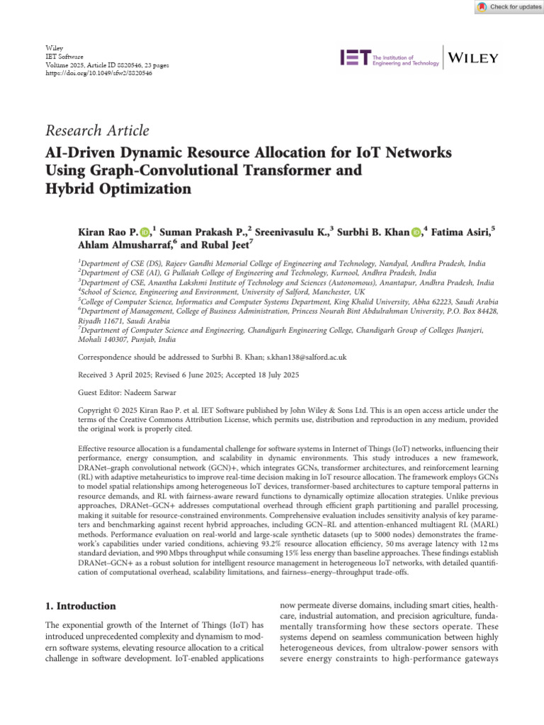 IET Software - 2025 - P. - AI‐Driven Dynamic Resource Allocation for ...