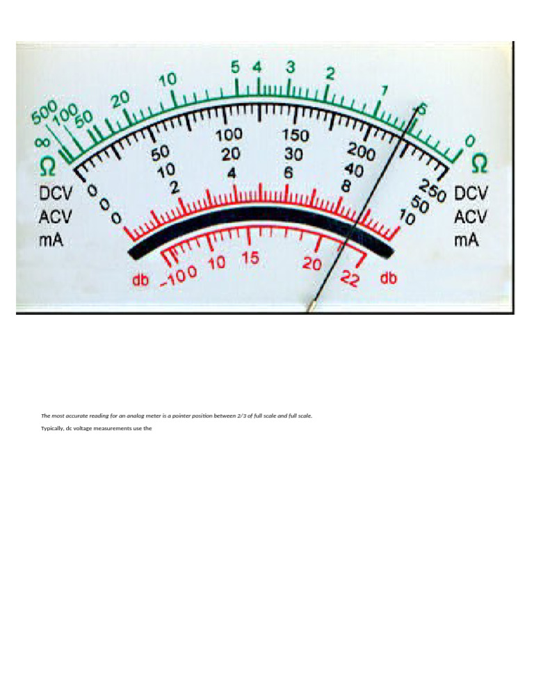 Analog Scale | PDF