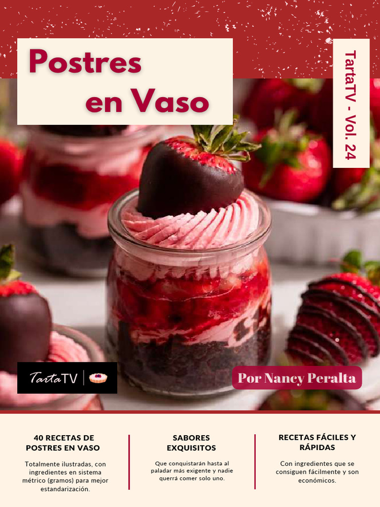 40 Recetas de Postres en Vaso | PDF | Tarta de queso | Postres