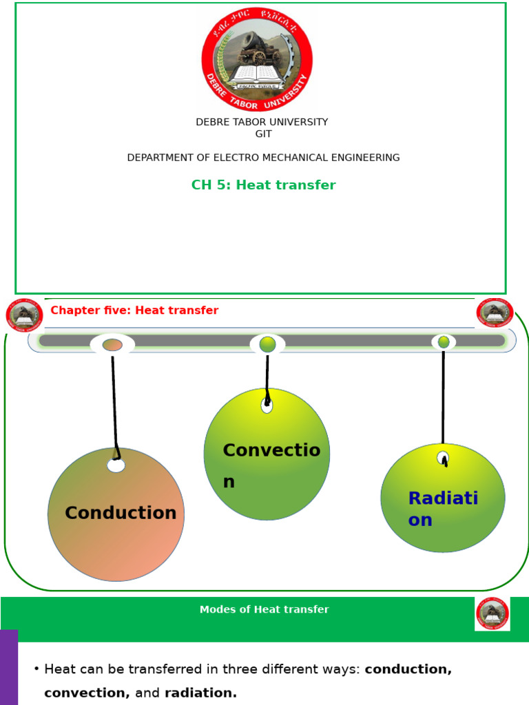 Chap5 Heat Transfer (1) | PDF | Heat Transfer | Thermal Conduction