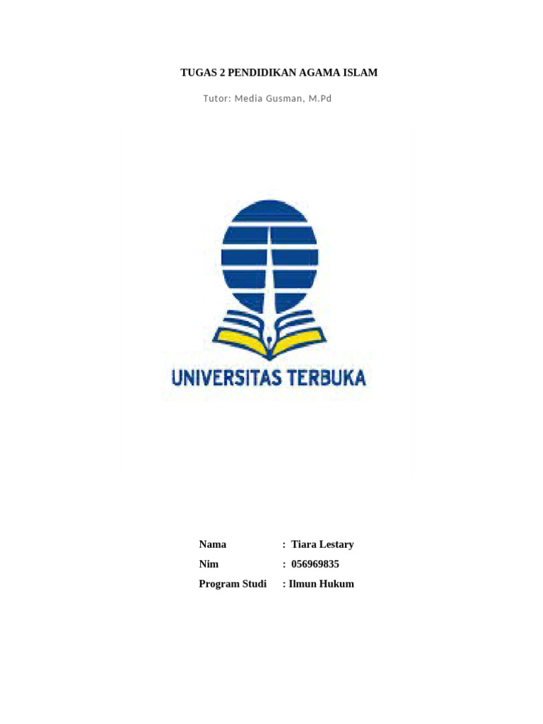 Tugas 2 Pendidikan Agama Islam | PDF
