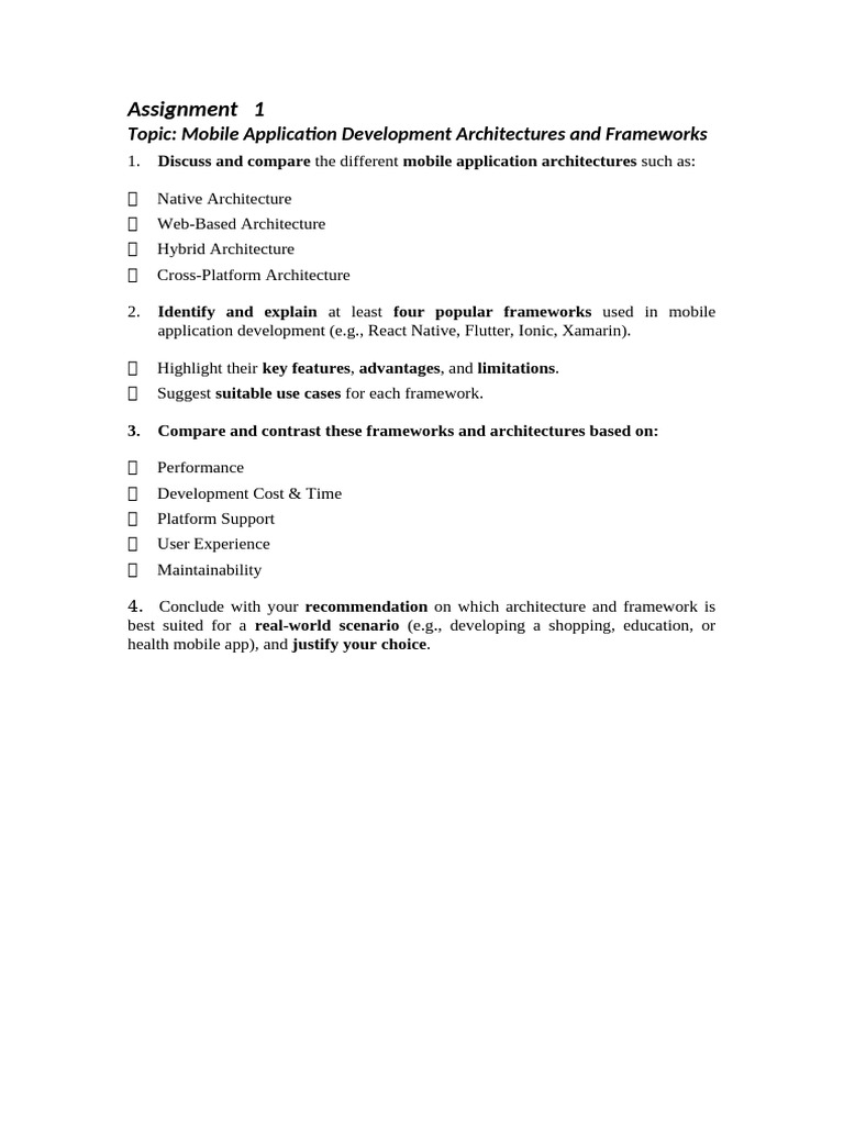 Assignment 1 | PDF