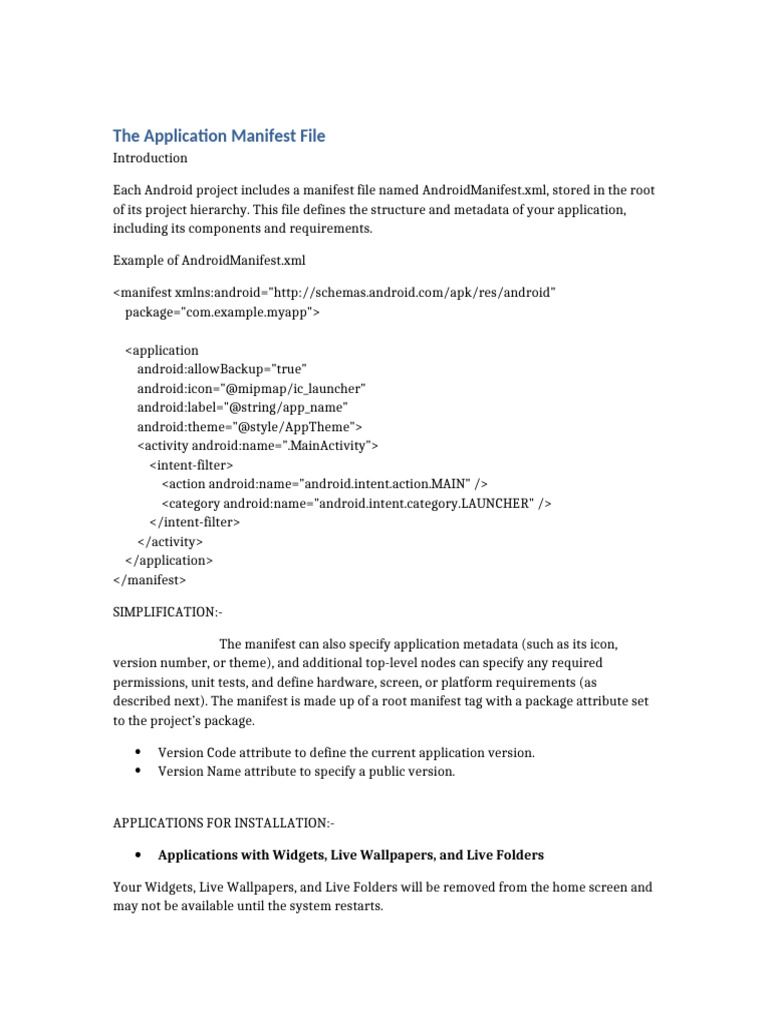 Lecture 10 | PDF | Mobile App | Android (Operating System)