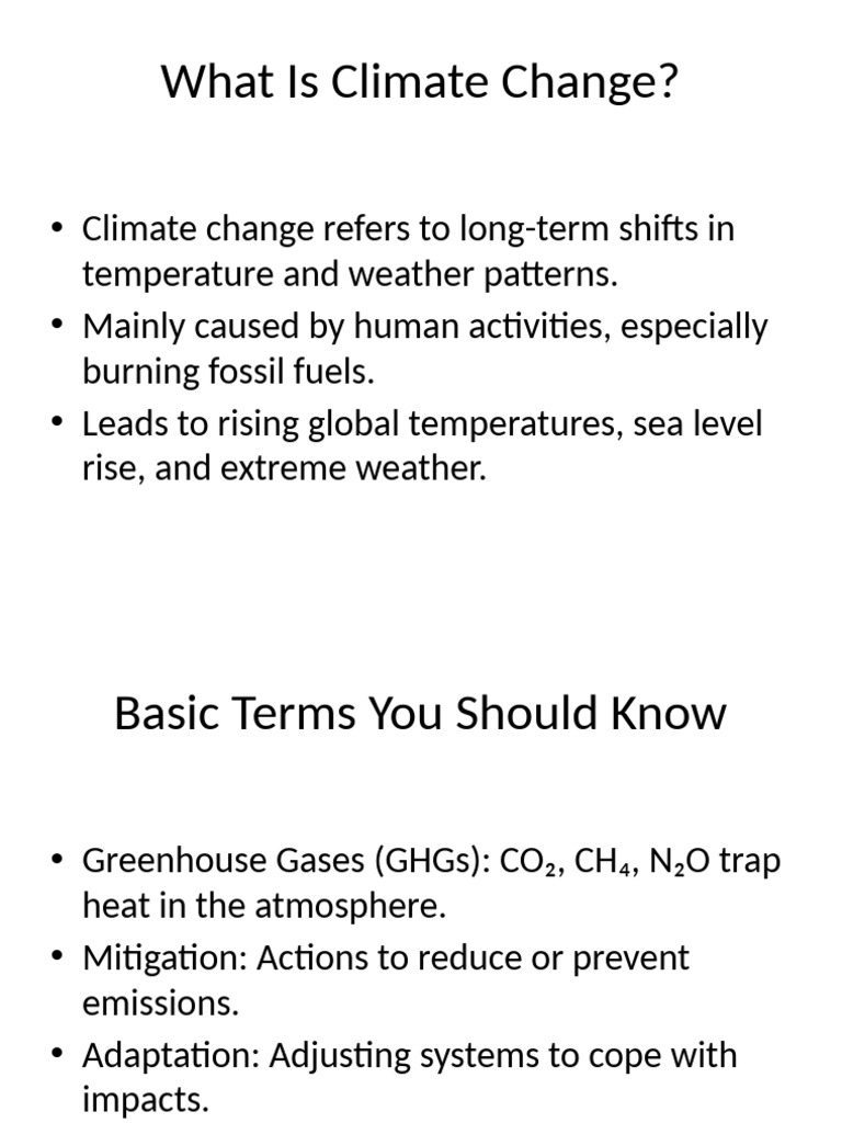 Understanding Climate Change and Justice | PDF | Climate Change ...