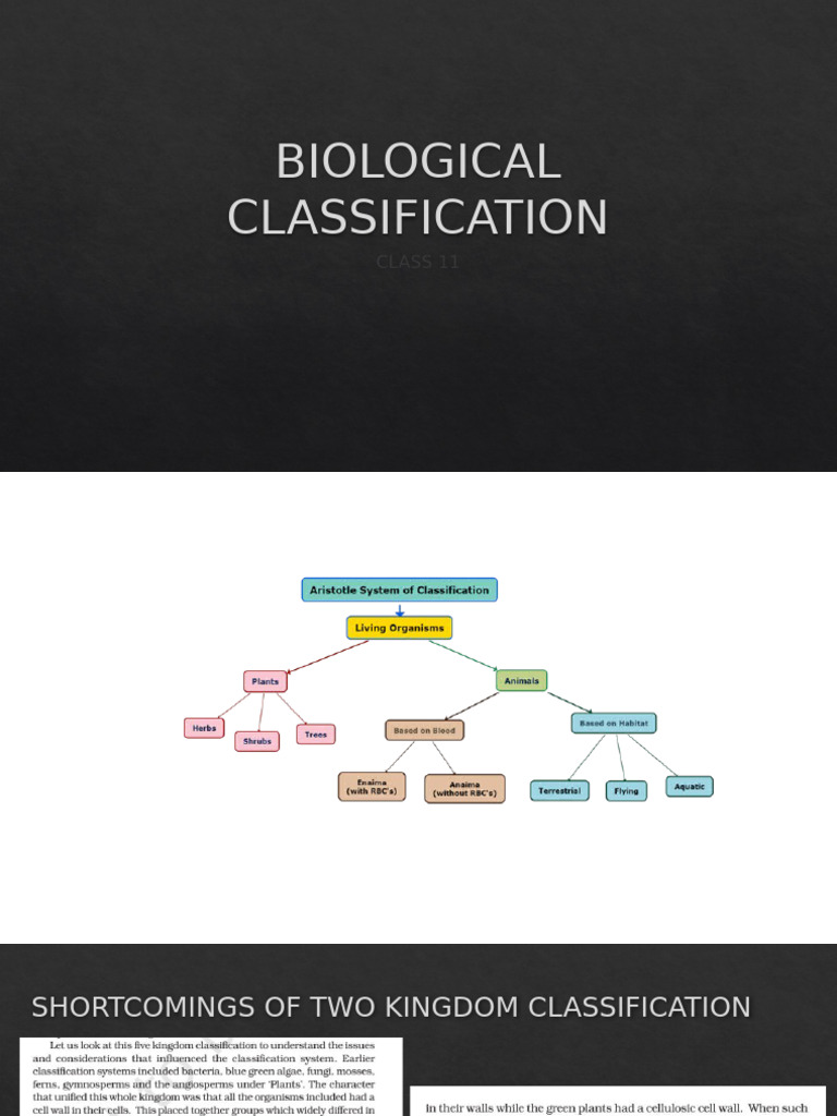 Biological Classification | PDF