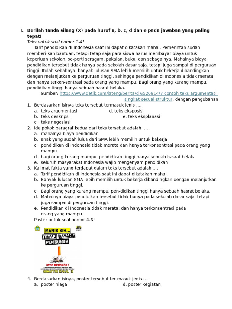 PAS B.INDO KELAS 11 | PDF