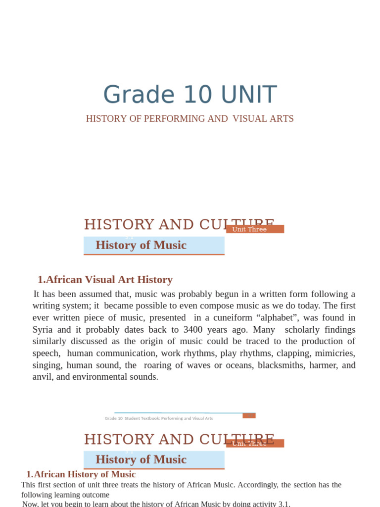 Grade 10 UNIT 3 | PDF | Classical Period (Music) | Romantic Music