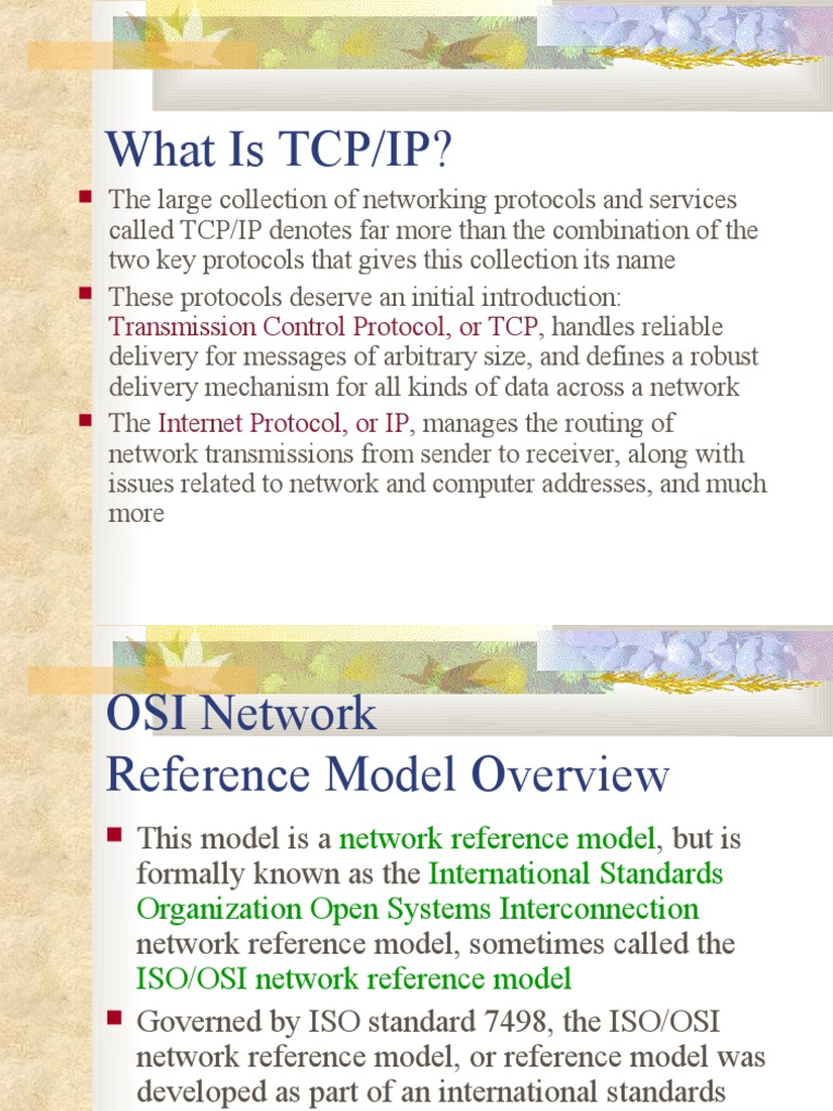 What Is TCP/IP?: Transmission Control Protocol, or TCP | PDF | Port (Computer Networking ...