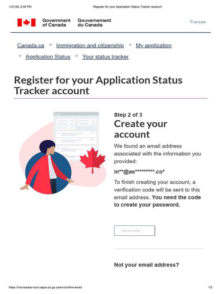 Register for Your Application Status Tracker Account 2 | PDF ...