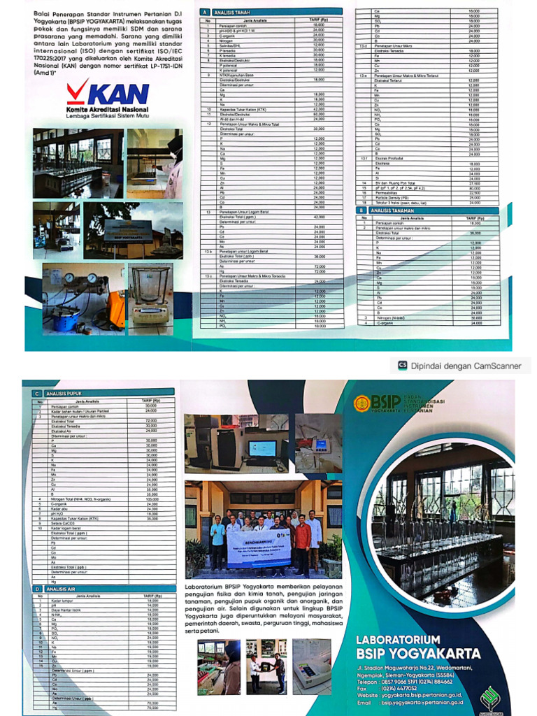 Leaflet Laboratorium BPSIP Yk | PDF