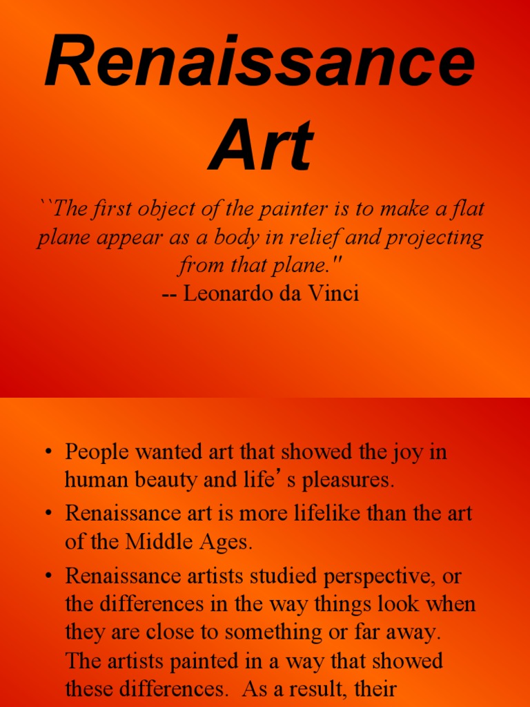 Renaissance Art | PDF | Michelangelo | Renaissance Art