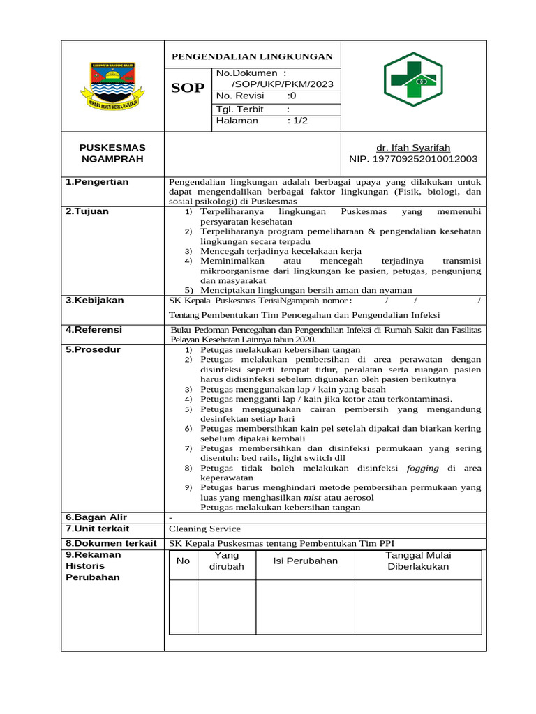 SOP Pemeliharaan Ambulance | PDF