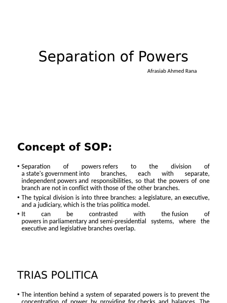 Separation of Powers 29112021 092124am | PDF | Separation Of Powers ...