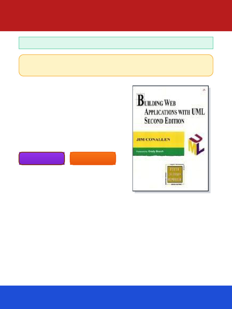 Building Web Applications with UML 2nd Edition by Jim Conallen ISBN ...