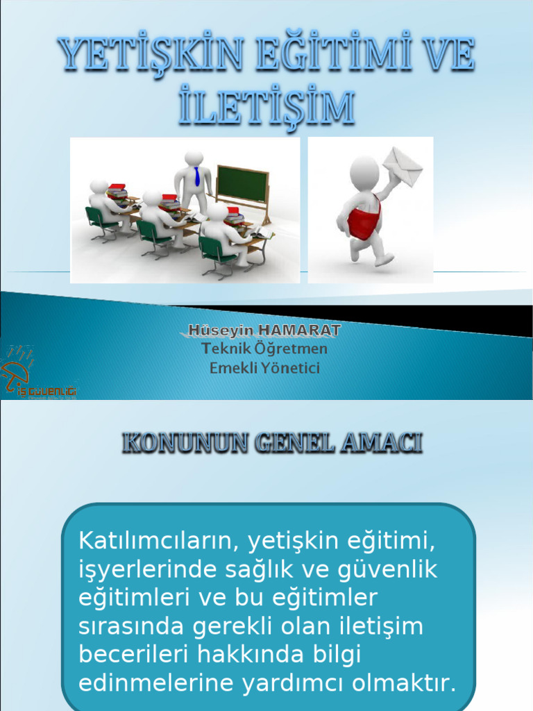 Yetiskin Egitimi Ve İletisim - HH | PDF