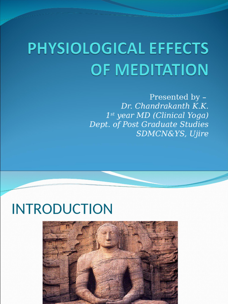 Physiological Effects of Meditation | PDF | Meditation | Yoga