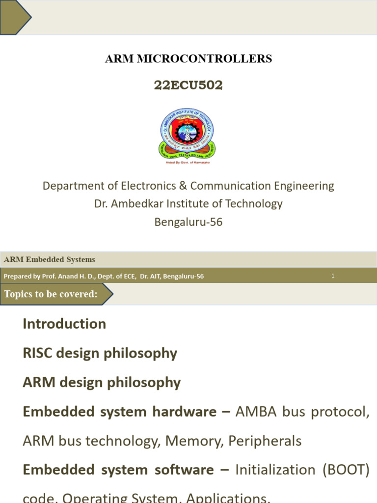ARM Embedded Systems Overview | PDF | Computer Data Storage | Random ...